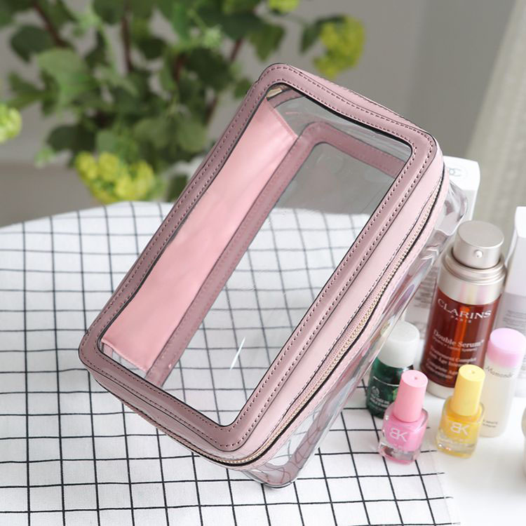 Make up transparent pvc cosmetic bag | plastic bag manufacturers