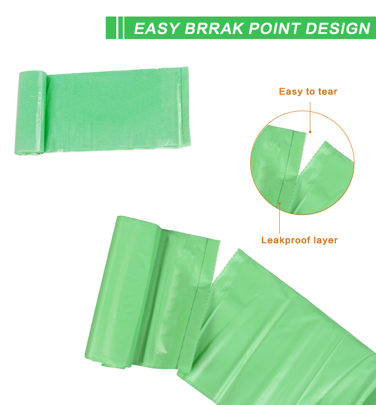 Pla pbat biodegradable garbage bags | plastic bag manufacturers